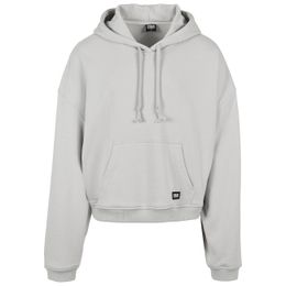 Kapuzenpullover Urban Classics "Urban Classics Herren 80's Hoody", Herren, Gr. M, lightasphalt, 65% Baumwolle, 35% Polyester, unifarben, oversize, ohne Ausschnitt, Pullover Kapuzenpullover