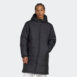 Steppmantel adidas originals "ADICOL LONG JKT", Herren, Gr. 3XL, schwarz, schwarz, schwarz, schwarz, Obermaterial: 100% Polyester, M&auml;ntel Steppmantel