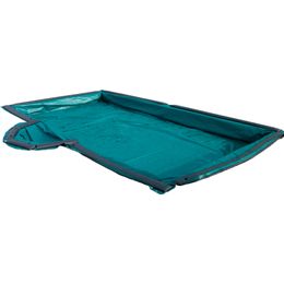 Pool-Abdeckplane KWAD "Wintersack zur &Uuml;berwinterung des Pools", gr&uuml;n (gr&uuml;n, schwarz), B:400cm L:800cm, Polyethylen (PE), Planen, Absenkung 70 cm, in verschiedenen Gr&ouml;&szlig;en