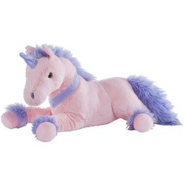 Kuscheltier Heunec "Einhorn liegend ca. 50 cm", pink, Pl&uuml;schfiguren, KinderL:50cm, Pl&uuml;sch, Kuscheltier, L:50cm
