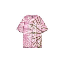 Desigual T-Shirt Herren Gr&ouml;&szlig;e XL oliv / pink / wei&szlig;