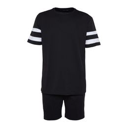 Trendyol Pyjama Herren Gr&ouml;&szlig;e L schwarz / wei&szlig;