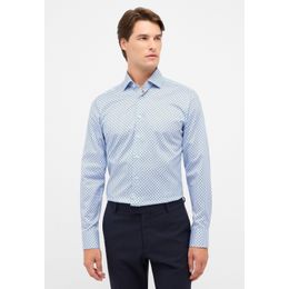 Langarmhemd Eterna "SLIM FIT", Herren, Gr. 38, Normalgr&ouml;&szlig;en, blau (himmelblau), Twill, 100% Baumwolle, schmal, Manschette, Hemden, NON IRON (b&uuml;gelfrei)