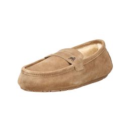 Hausschuh Shepherd "Shepherd Hausschuhe Veloursleder", Herren, Gr. 41, chestnut, Veloursleder, Schuhe Hausschuh