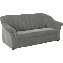 3-Sitzer DOMO collection "Pegnitz f&uuml;r kleine R&auml;ume, Breite 185cm", grau, B:185cm H:82cm T:82cm, 100% Polyester, Sofas, zeitlos, elegante Armlehnen, komfortabel