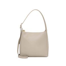 Beuteltasche Tamaris "Beutel TAS Gunda", Damen, Gr. B/H/T: 24cm x 30cm x 12cm 0, beige (beige 400), Polyurethan, Taschen Beuteltasche