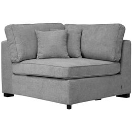 Sofaelement Home Affaire "Skara", grau (hellgrau), B:100cm H:86cm T:100cm, Polsterelemente, Modul zum eigenen Zusammenstellen, in vielen Bezugsqualit&auml;ten