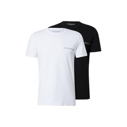 Emporio Armani T-Shirt Herren Gr&ouml;&szlig;e M hellgrau / schwarz / wei&szlig;