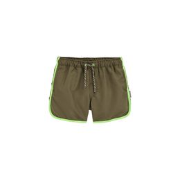 WE Fashion Badeshorts Jungen Gr&ouml;&szlig;e 110/116 khaki / hellgr&uuml;n