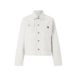 Carhartt Work In Progress Carhartt Wip Jacke 'Mercer Chore' Damen Gr&ouml;&szlig;e L grau / offwhite
