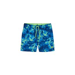 WE Fashion Badeshorts Jungen Gr&ouml;&szlig;e 110/116 dunkelblau / hellgr&uuml;n