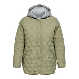 Only Carmakoma Steppjacke 'CARRISSO' Damen Gr&ouml;&szlig;e 7XL grau / oliv