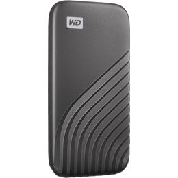 Western Digital WD externe SSD "My Passport&trade; SSD", grau, 1 TB, Schreibgeschwindigkeitmaximal 1000 MB/s Lesegeschwindigkeitmaximal 1050 MB/s, Festplatten