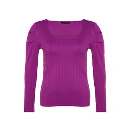Trendyol Curve Pullover Damen Gr&ouml;&szlig;e XXL lila