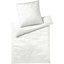 Bettw&auml;sche Elegante "Tingle", beige (creme), B/L: 155cm x 220cm, 1 Stk., 1 Stk., Mako-Satin, B/L: 80cm x 80cm, 2 Stk., Mako-Satin, Obermaterial: 100% Baumwolle, Bettw&auml;sche, Bettw&auml;sche, angenehmes Hautgef&uuml;hl