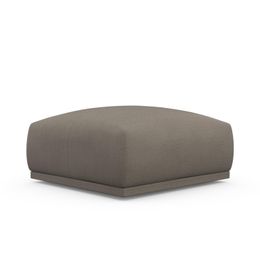 Hocker Trendmanufaktur "Braga, mit hochwertigem Kaltschaum, quadratisch, in Cord erh&auml;ltlich", braun (schlamm), B:85cm H:42cm T:85cm, 100% Polyester, Hocker, Hocker, moderner Polsterhocker, 85/42/85 cm (B/H/T)