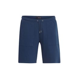 Sweatshorts Blend "Sweatshorts BHSweat", Herren, Gr. L, N-Gr, blau (marineblaus), Obermaterial: 60% Baumwolle CO. 40% Polyester PES., Hosen Sweatshorts