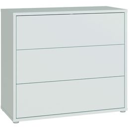 Kommode FORTE "Alice Springs", secret grau, B:94,8cm H:83,1cm T:41,5cm, Holzwerkstoff, Sideboards, Kommode, Schubk&auml;sten mit Vollauszug, grifflos,Push to open