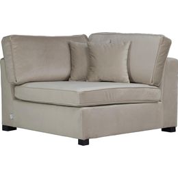 Sofaelement Home Affaire "Skara", beige (dunkelbeige), B:100cm H:86cm T:100cm, Polsterelemente, Modul zum eigenen Zusammenstellen, in vielen Bezugsqualit&auml;ten