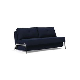 Schlafsofa INNOVATION LIVING &trade; "Cubed Klappsofa, hochwertige Schlaffunktion, Design und extra Komfort", blau, B:167cm H:78cm T:96cm, Sofas, Schlafsofa, Frontauszug, sehr platzsparend, abgewinkelt Sitzen, waagerecht liegen