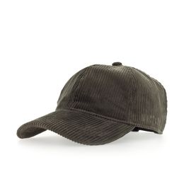 Mustang Herren Baseball Capkhaki, unifarben, Cord, Baumwolle, Caps, gerundeter Schirm, gesticktes Mustang-Seitenlogo, Gr&ouml;&szlig;enverstellbar
