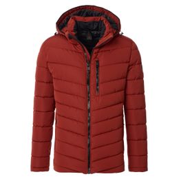 Steppjacke Casamoda "Casamoda Steppjacke uni", Herren, Gr. XXL, rot, 100% Polyester, Jacken Steppjacke