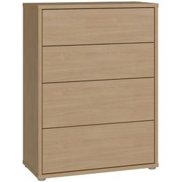 Kommode FORTE, B:74,5cm H:99,1cm T:34,9cmelegancia eiche, Holzwerkstoff, Schlafzimmer, Sideboards, "Alice Springs", Schubk&auml;sten mit Vollauszug,