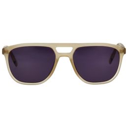 Sonnenbrille Tom Tailor "Tom Tailor Sonnenbrille", celestial gelb transparent matt, Sonnenbrillen Sonnenbrille