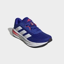 Laufschuh adidas Performance "GALAXY 7", Damen, Gr. 45, lucblu, ftwwht, purrub, Synthetik, Textil, Schuhe Laufschuh