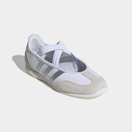 Sneaker Ballerinas adidas Sportswear "BARREDA MARY JANE", Damen, Gr. 40, cloud wei&szlig;, silber metallic, sanftes wei&szlig;, Schuhe