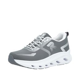 RIEKER SPORT Herren Slip-On Sneaker, Gr. 47grau, Textil, Schuhe, Sportschuh, Freizeitsneaker, Halbschuh zum Schlupfen