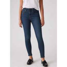 Levi's Skinny-fit-Jeans LEVI'S "721 HIGH RISE SKINNY", Damen, Gr. 26, L&auml;nge 28, eternal indigo drk tint, Denim/Jeans, Obermaterial: 80% Baumwolle, 19% Polyester, 1% Elasthan, skinny fit lang, Jeans, mit hohem Bund