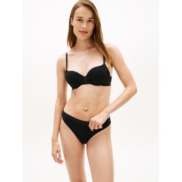 Bikinislip, Damen, Gr. S (36), schwarz, Webqualit&auml;t, Obermaterial: 91% Modal, 9% Elasthan, Tommy Hilfiger Underwear, unifarben, k&ouml;rpernah, Unterhosen, K&ouml;rpernahe Passform mit elastischem Bund