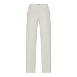 Boyfriend-Hose RAPHAELA BY Brax "Style PAM FLARED", Damen, Gr. 44, Normalgr&ouml;&szlig;en, sanftes wei&szlig;, Web, 61% Leinen, 18% Viskose, 18% Baumwolle, 3% Elasthan, Hosen