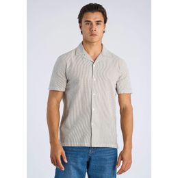 Flanellhemd LINDBERGH "Freizeithemd Relaxed Fit", Herren, Gr. L, Normalgr&ouml;&szlig;en, dk army, Obermaterial: 100% Baumwolle, Hemden