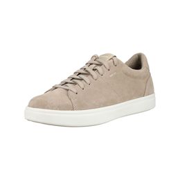 Sneaker Geox "Geox Sneaker Veloursleder", Herren, Gr. 43, sand, Veloursleder, Schuhe Sneaker