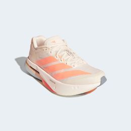 Laufschuh adidas Performance "ADIZERO BOSTON 13", Damen, Gr. 42, sanftes wei&szlig;, beam orange, acid orange, Textil, Schuhe Laufschuh