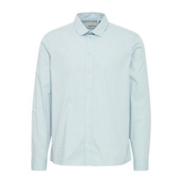 Langarmhemd Blend "Langarmhemd BHBoxwell", Herren, Gr. L, N-Gr, blau (celestial blau), Obermaterial: 97% Baumwolle CO. 3% Elasthan EL., Hemden