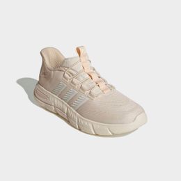 Walkingschuh adidas Sportswear "CLOUDFOAM FLEX RAPIDFIT", Damen, Gr. 38,5, wonder wei&szlig;, sanftes wei&szlig;, sand strata, Textil, Schuhe Walkingschuh, mit Leo Muster