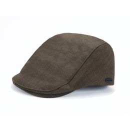 Schieberm&uuml;tze Chillouts "Dion Hat", Herren, Gr. L, braun, Kunstfaser, unifarben, M&uuml;tzen, ergonomische Passform, erh&auml;ltlich in zwei Gr&ouml;&szlig;en