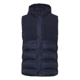 Steppweste Blend "Steppweste BHOuterwear", Herren, Gr. M, blau (marineblaus), Obermaterial: 100% Polyester PES., Westen Steppweste