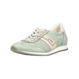 Sneaker Paul Green "Paul Green Sneaker Nubukleder", Damen, Gr. 37, gr&uuml;n, Nubukleder, Schuhe Sneaker