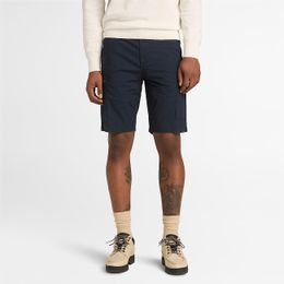Cargoshorts Timberland "Poplin Cargo Shorts", Herren, Gr. 31, N-Gr, schwarz sapphire, Obermaterial: 98% Baumwolle, 2% Elasthan. Futter: 100% Baumwolle, Hosen, sportlicher Stil, bequemer Sitz