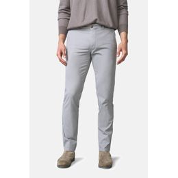 MEYER Herren Chinos "M5 Move 1-6025"grau, Gr. 40, unifarben, 97% Baumwolle, 3% Elasthan, Hosen, mit flexiblen Stretchbund