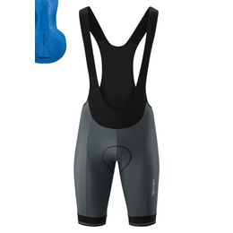 Fahrradhose Gonso "SITIVO Bib M", Herren, Gr. L, Normalgr&ouml;&szlig;en, blau (hellblau), 65% Polyamid, 35% Elasthan, Hosen Fahrradhose, Herren Radhose, innovatives Sitzpolster, Tr&auml;ger-Radlerhose, Tight Fit