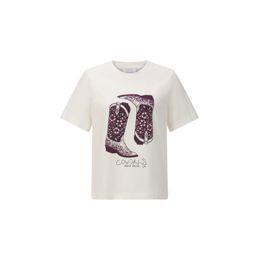 Rich & Royal Rich & Royal T-Shirt Damen Gr&ouml;&szlig;e S lavendel / wei&szlig;