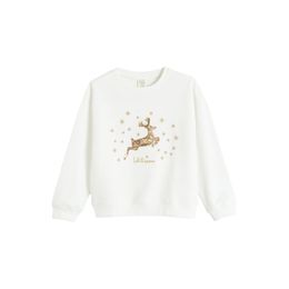 Cool Club Sweatshirt M&auml;dchen Gr&ouml;&szlig;e 122 braun / wei&szlig;