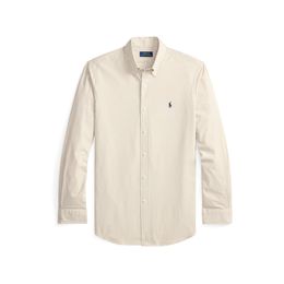 Polo Ralph Lauren Hemd Herren Gr&ouml;&szlig;e 41/42 beige / navy / wei&szlig;