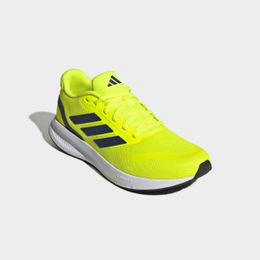Laufschuh adidas Performance "RUNFALCON 5", Damen, Gr. 48, syello, dkblau, ftwwht, Synthetik, Textil, Schuhe Laufschuh