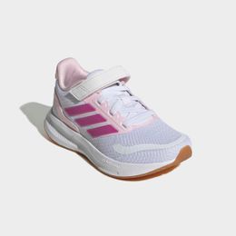 Laufschuh adidas Sportswear "RUNFALCON 5 KIDS", Kinder, Gr. 33, ftwwht, clpink, gum10, Synthetik, Textil, Schuhe Laufschuh, mit Klettverschluss, f&uuml;r Kinder